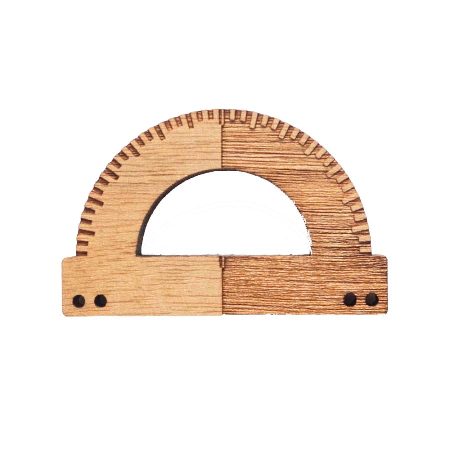 【木tch】クルミの木・ブローチ protractor（分度器） : 京のめぐみ - 通販 - Yahoo!ショッピング