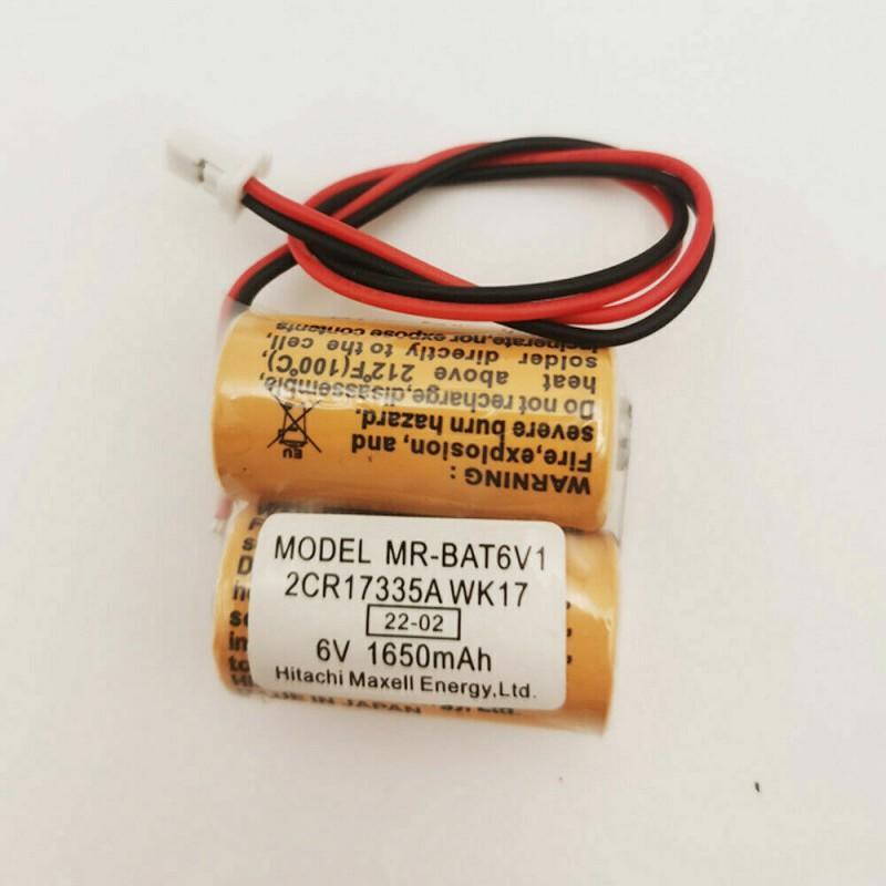三菱電機 ~新品 送料無料 MITSUBISHI MR-BAT6V1 2CR17335A WK17 6V 1650mAh ACサーボ用バッテリ ...