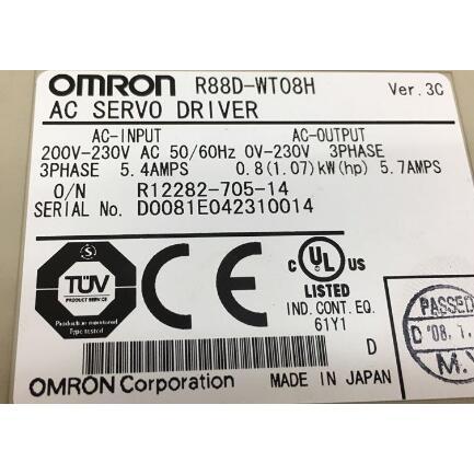 # 新品 送料無料 OMRON サーボドライバ R88D-WT08H【6ヶ月保証】 : kyo-store - 通販 - Yahoo!ショッピング