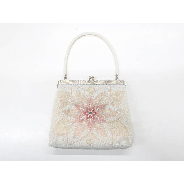 《古美術京松》【着物】 アンティーク 和装小物 ビーズバッグ 花文 r7w02-281 : 京松Yahoo!店 - 通販 - Yahoo!ショッピング