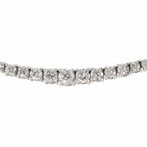 KYOCERA ダイヤモンド テニスネックレス プラチナ 合計5.0ct 162pc グラデーション フルネックレス : 京セラジュエリー - 通販 - Yahoo!ショッピング