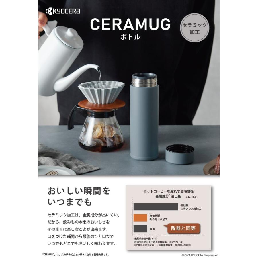 KYOCERA 水筒 CERAMUG セラマグ ボトル 500ml ボルト マグ 京セラ : 京セラキッチンストア - 通販 - Yahoo!ショッピング