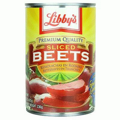 【送料無料】リビー スライスビーツ 236g (内容総量425g)×24個 LIBBY'S SLICED BEETS（赤かぶ・ビート）非常食 保存食 長期保存 : 00840-24 : キ ...