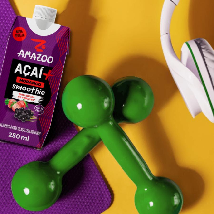 アマズー アサイースムージー ストロベリー 250ml AMAZOO ACAI STRAWBERRY SMOOTHIE 250ML アサイー ...