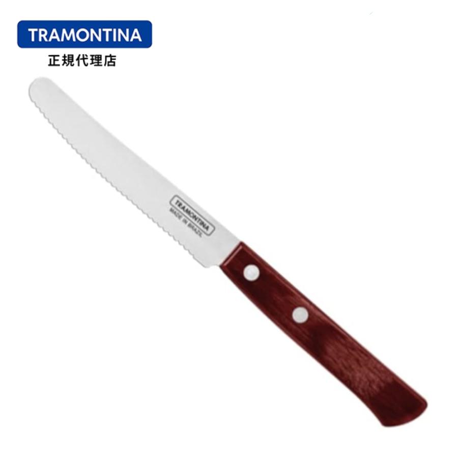 TRAMONTINA 木柄 ベジタブル マルチナイフ ポリウッド 22cm レッド 食洗機対応 ブラジル製 トラモンティーナ : キョウダイマーケット - 通販 - Yahoo!ショッピング