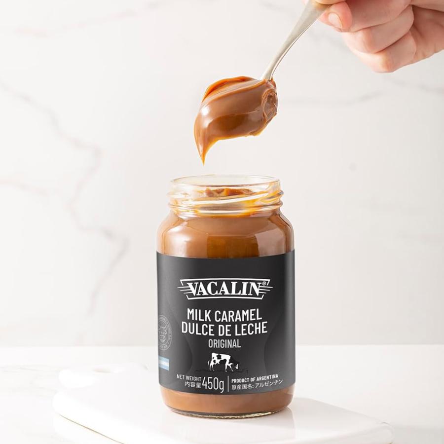 ドゥルセデレチェ ミルクキャラメルクリーム スプレッド 450g VACALIN DULCE DE LECHE MILK CARAMEL ...