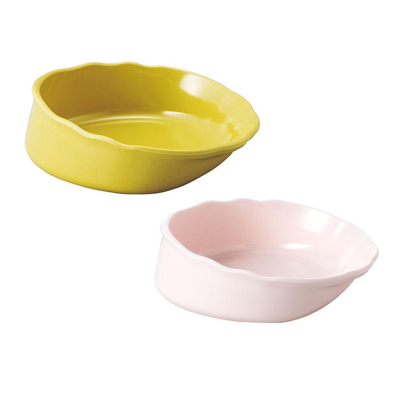 メラミン製 ライフ15cm(滑り止めシリコンゴム付) 2色(ピーチ/黄)(151×139×H53mm・335ml) 信濃化学/shinca[2901] : メラミン食器の通販KYOEI ...