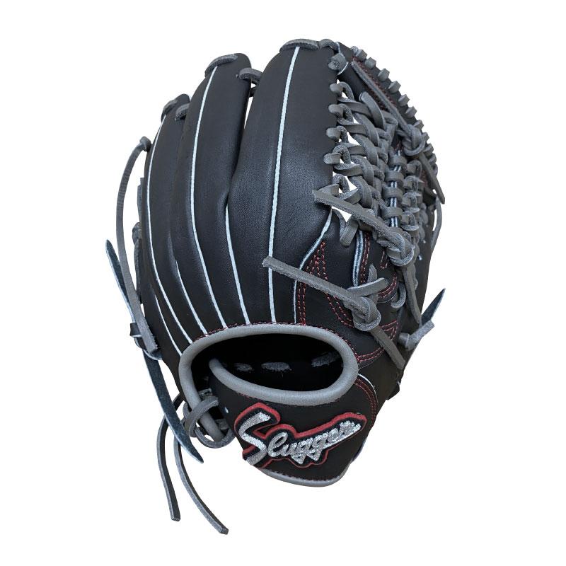 久保田スラッガー KubotaSlugger KSN-J6V (LT22-GS6) 野球 軟式グローブ 少年用 グラブ オールラウンド用 部活 試合 クラブ 練習 右投げ用 ブラック×グレー ...