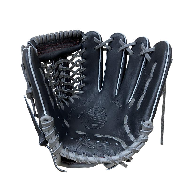 久保田スラッガー KubotaSlugger KSN-J6V (LT22-GS6) 野球 軟式グローブ 少年用 グラブ オールラウンド用 部活 試合 クラブ 練習 右投げ用 ブラック×グレー ...