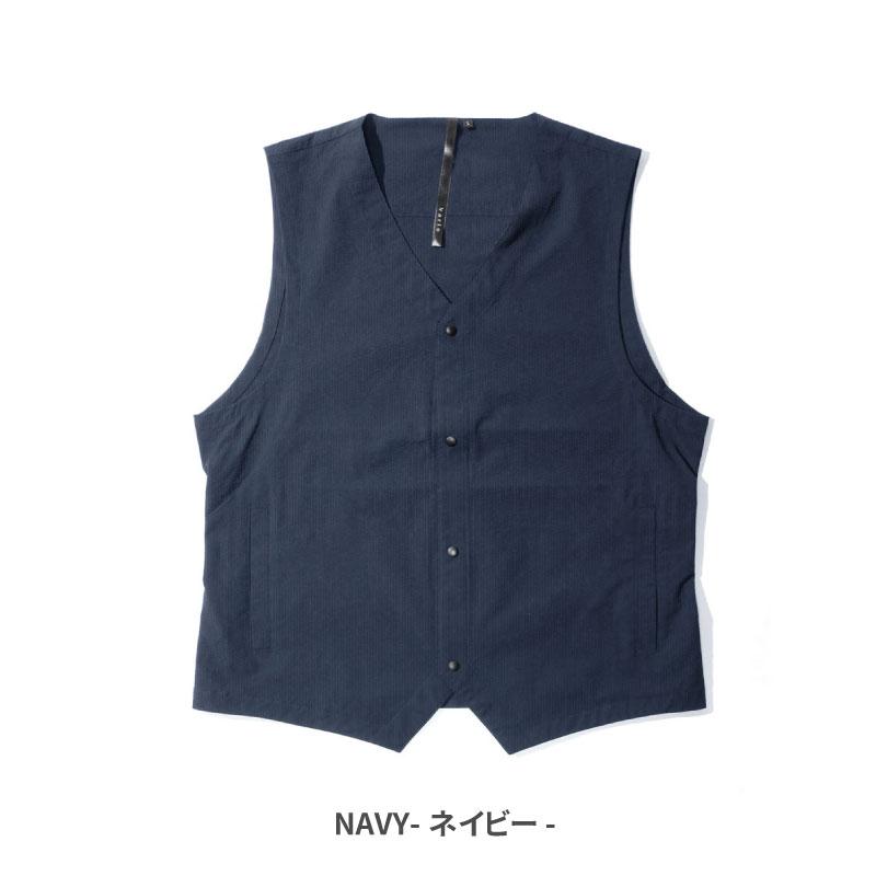 COVERWORK カヴァーワーク (V-22013) シアサッカーストレッチジレ メンズ ベスト 動きやすい シンプルなデザイン vario バリオ 春夏 : KYOEISPORTS ...