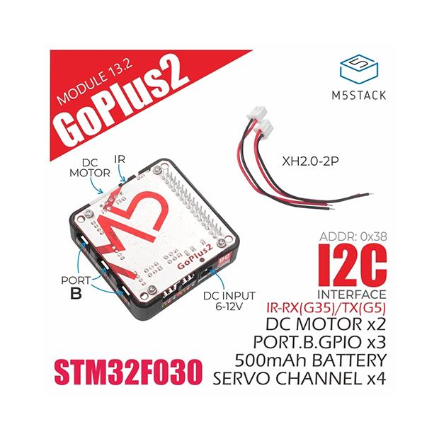 M5STACK-M025-B Goplus2 DC Motor and Servo Driver Module (STM32F0) : 共立電子産業 Yahoo!店 - 通販 - Yahoo ...