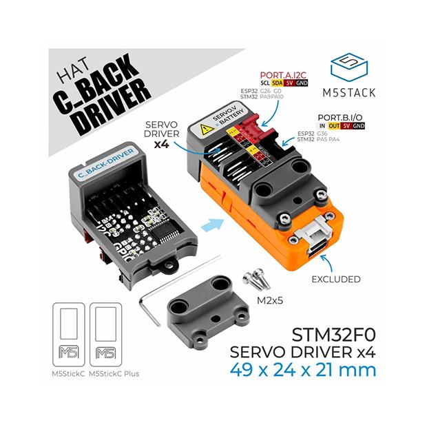 M5STACK-A100 STM32F0 サーボドライバ : 共立電子産業 Yahoo!店 - 通販 - Yahoo!ショッピング