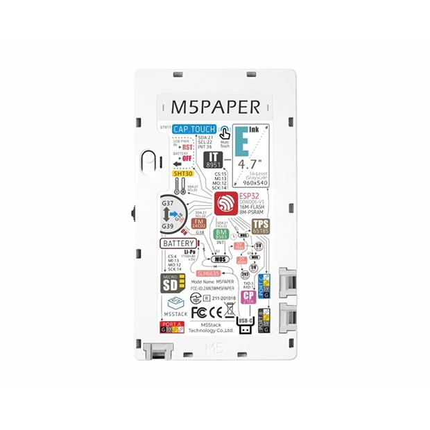 M5STACK-K049-B M5Paper V1.1 :L9A313:共立電子産業 Yahoo!店 - 通販 - Yahoo!ショッピング