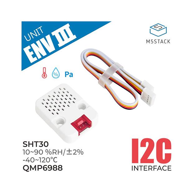 M5STACK-U001-C M5Stack用温湿度気圧センサユニット Ver.3 (ENV III) : 共立電子産業 Yahoo!店 - 通販 - Yahoo!ショッピング