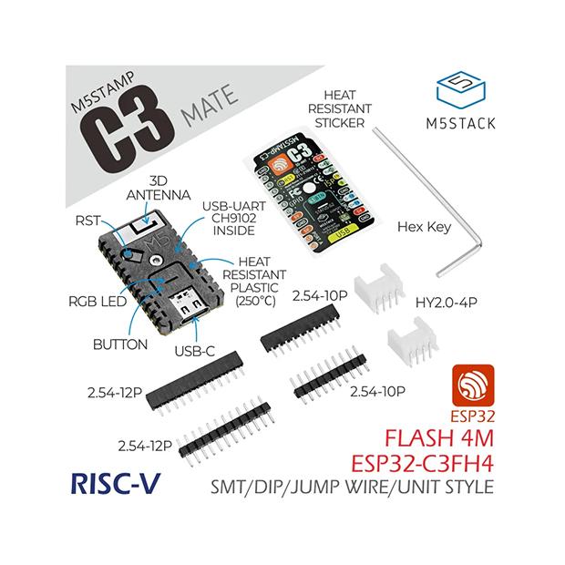 M5STACK-K056 M5Stamp C3 Mate : 共立電子産業 Yahoo!店 - 通販 - Yahoo!ショッピング