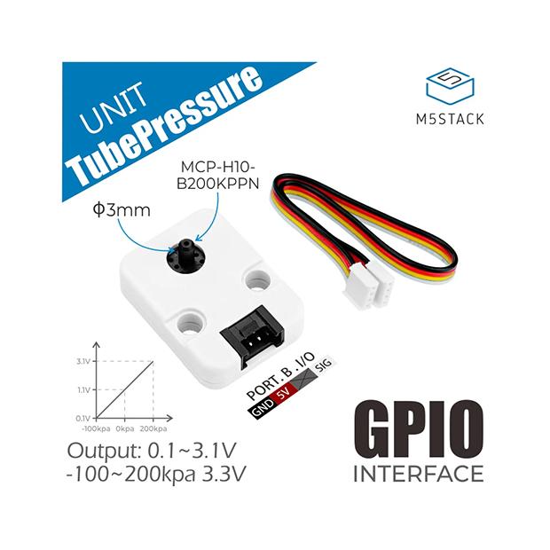 M5STACK-U130 M5Stack用チューブ型空気圧センサユニット : 共立電子産業 Yahoo!店 - 通販 - Yahoo!ショッピング