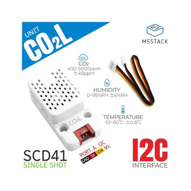 M5STACK-U104 M5Stack用 温湿度CO2センサ（SCD41） : 共立電子産業 Yahoo!店 - 通販 - Yahoo!ショッピング