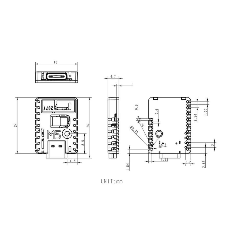 M5STACK-S007 M5Stamp S3 : 共立電子産業 Yahoo!店 - 通販 - Yahoo!ショッピング