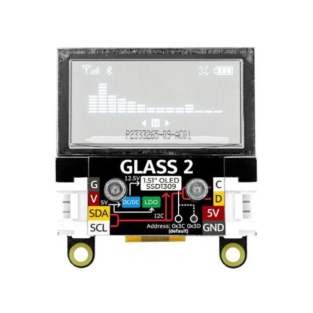 M5STACK-U158-B M5Stack用 1.5インチ透過型OLEDディスプレイユニット2 : 共立電子産業 Yahoo!店 - 通販 ...