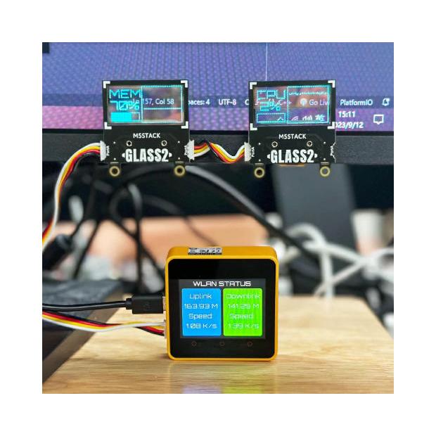 M5STACK-U158-B M5Stack用 1.5インチ透過型OLEDディスプレイユニット2 : 共立電子産業 Yahoo!店 - 通販 ...