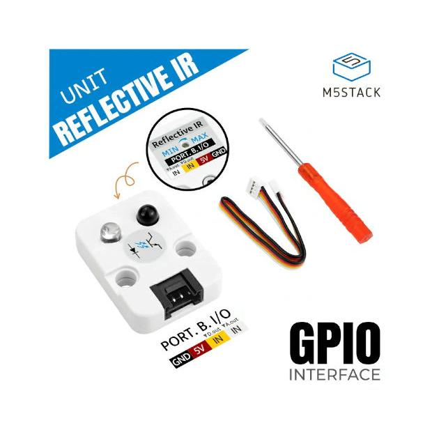 M5STACK-U175 M5Stack用反射型赤外線センサユニット : 共立電子産業 Yahoo!店 - 通販 - Yahoo!ショッピング