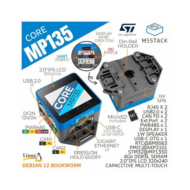 M5STACK-K135 M5Stack CoreMP135 : 共立電子産業 Yahoo!店 - 通販 - Yahoo!ショッピング