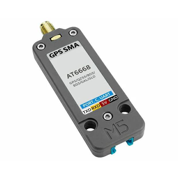 M5STACK-U190 M5Stack用 AT6668搭載 GPSユニット（SMAアンテナ付属） : 共立電子産業 Yahoo!店 - 通販 - Yahoo!ショッピング