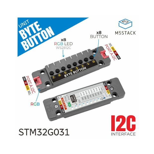 M5STACK-U192 M5Stack用Byteボタンユニット : 共立電子産業 Yahoo!店 - 通販 - Yahoo!ショッピング