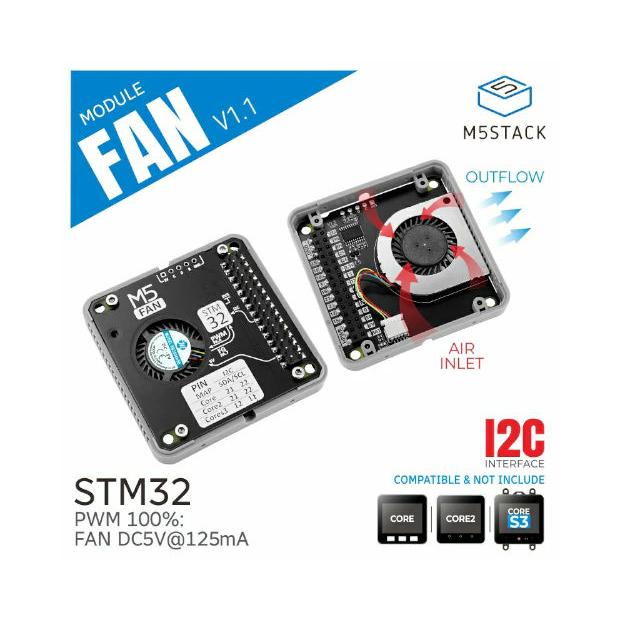 M5STACK-M013-V11 M5Stack用ファンモジュール v1.1 (STM32F030) : 共立電子産業 Yahoo!店 - 通販 - Yahoo!ショッピング