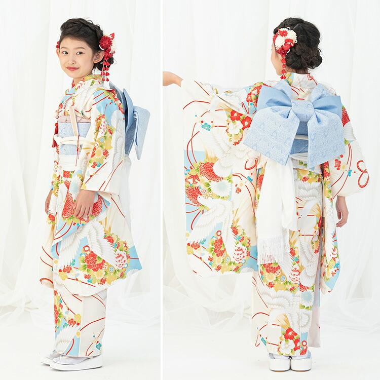 七五三 着物 7歳 四つ身セット(結び帯セット) 女の子 15点フルセット 着付けマニュアル付き HAP7 : 京都みさやま店 - 通販 - Yahoo!ショッピング