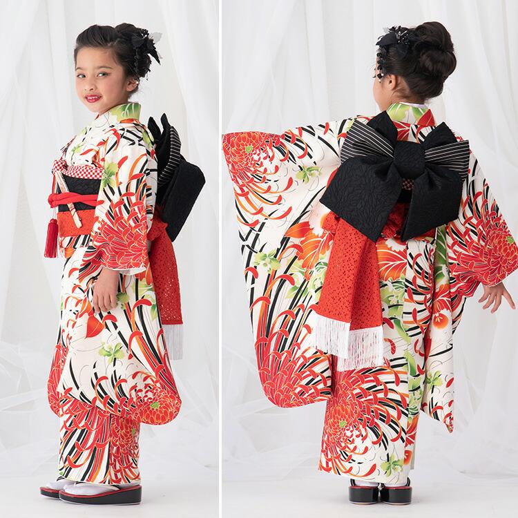 七五三 着物 7歳 四つ身セット(結び帯セット) 女の子 15点フルセット 着付けマニュアル付き HAP7 : 京都みさやま店 - 通販 - Yahoo!ショッピング
