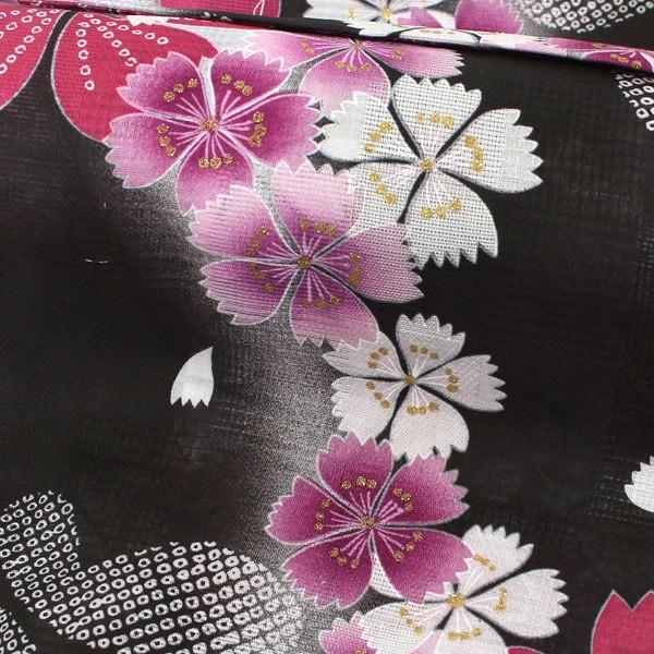 浴衣 レディース 4699 女性 浴衣 仕立上がり 浴衣 フリーサイズ 黒 :4699:京都スタイル フォーマル&着物 - 通販 - Yahoo!ショッピング