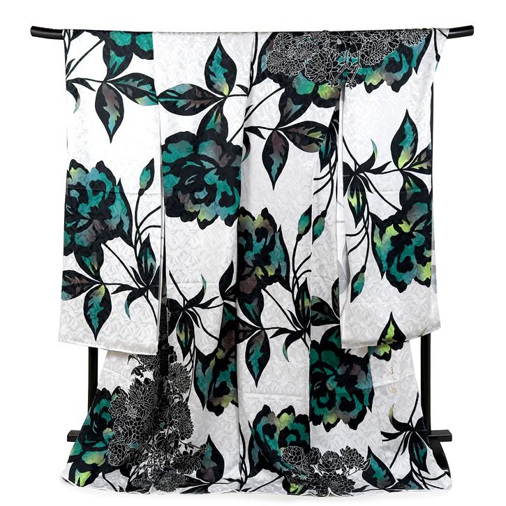 振袖レンタル 成人式 フルセット JOTARO SAITO 安斉星来 振袖 結婚式 結納 二十歳 白地 薔薇 貸衣裳 ブランド 72163 ...