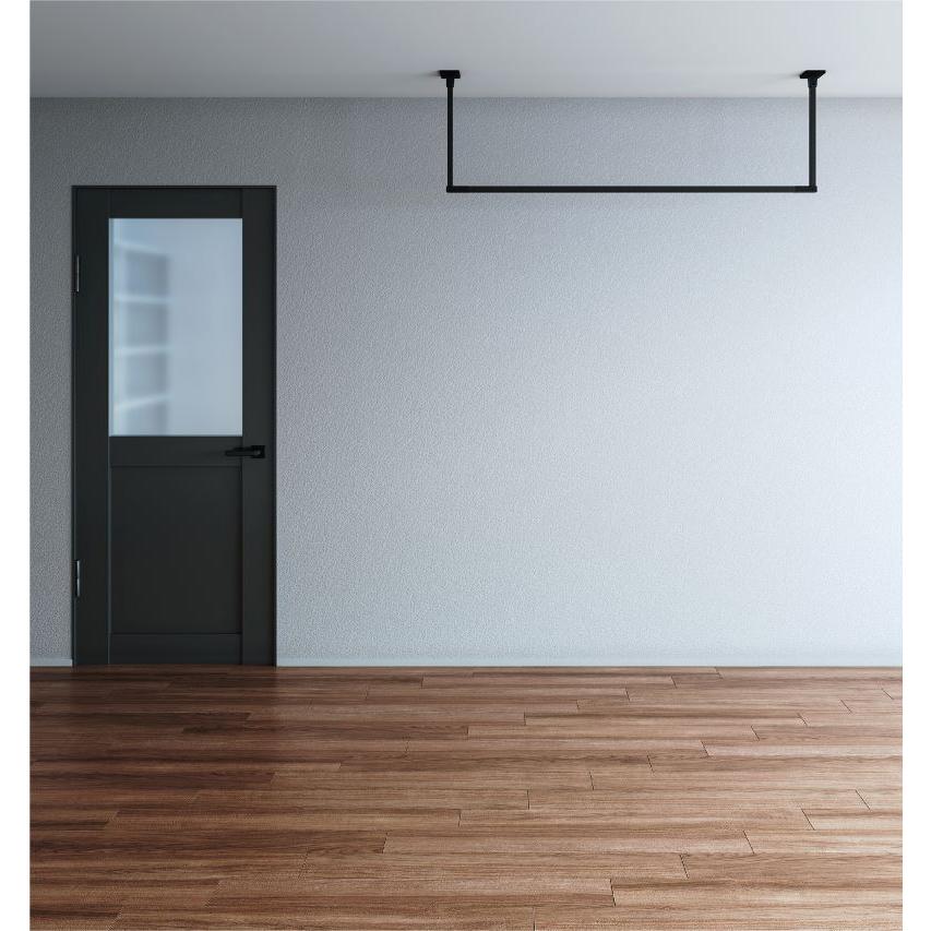 川口技研 ホスクリーン BAR型 BAR1-4513（固定式室内物干・高さ450mm、幅1365mm） : 京都E-JIRO商店 - 通販 - Yahoo!ショッピング