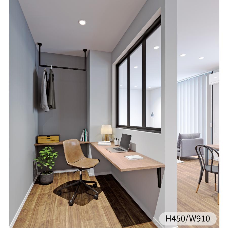 川口技研 ホスクリーン BAR型 BAR1-4513（固定式室内物干・高さ450mm、幅1365mm） : 京都E-JIRO商店 - 通販 - Yahoo!ショッピング