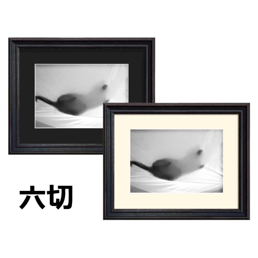 6TU-PT-M201BK 六切印画紙サイズ用 ブラック額縁フレームマット 6TU-PT-M201BK 六切印画紙サイズ用 ブラック額縁フレームマット