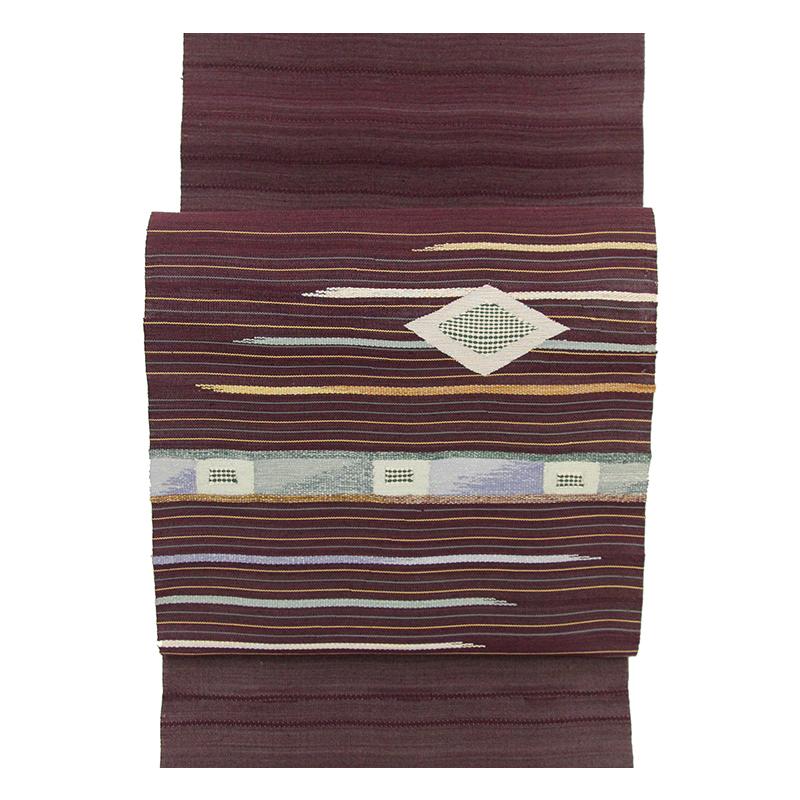 ※記念感謝祭【仕立無料】「お洒落専科」伝統工芸手織八寸なごや帯☆特撰手織すくい紬地織（10012067） : 京都かもがわヤフー店 - 通販 ...