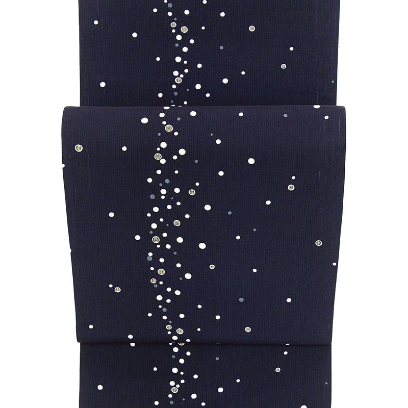 ※記念感謝祭【仕立無料】「単衣・夏兼用」伝統工芸涼感染たて変り絽織生地袋帯☆特撰水玉工芸文（10012138） : 京都かもがわヤフー店 ...