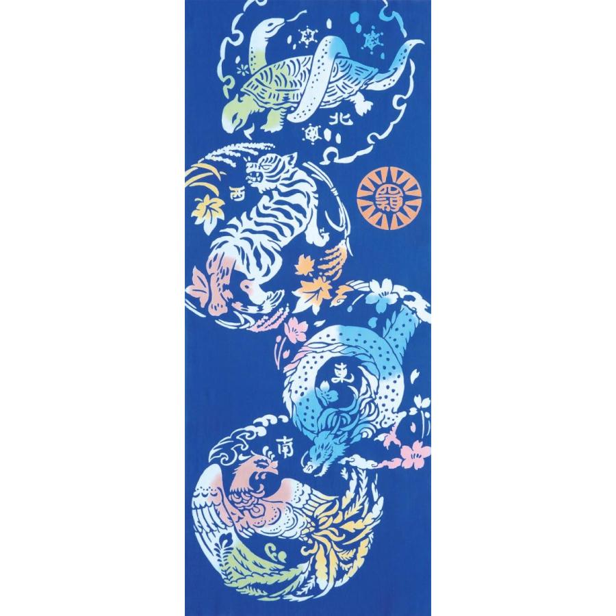 宮本 kenema てぬぐい 四神 青 約90×35cm 綿100％ 日本製 新品 : miya-54556 : 京秀屋 - 通販 - Yahoo!ショッピング