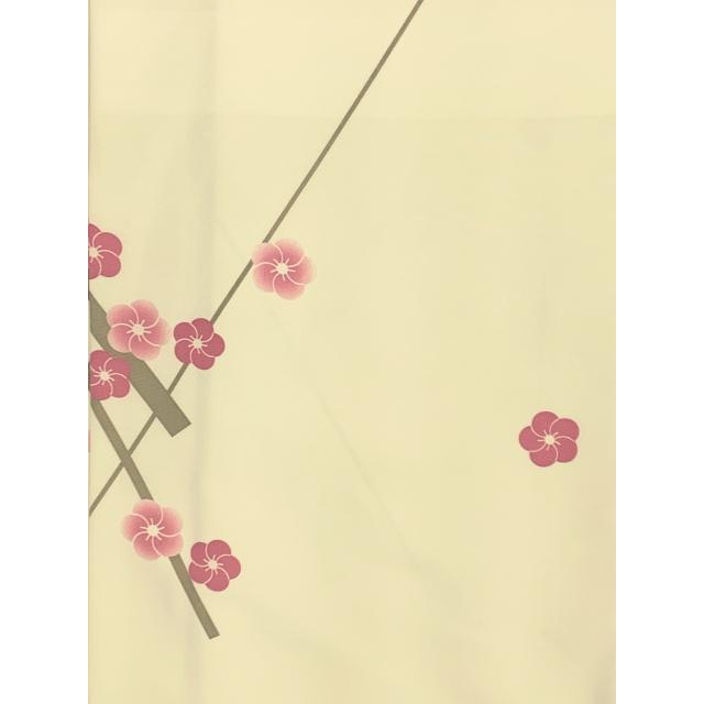 京都室町st. 洗える着物 袷 小紋 レディース 大きいサイズ 幅広 BLサイズ「クリーム系、梅」KOA365BL : 七五三着物 浴衣の京都室町st. - 通販 - Yahoo!ショッピング