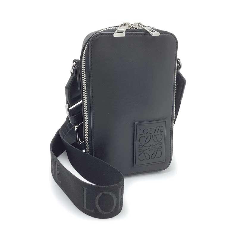LOEWE (ロエベ) サテンカーフ バーティカル クロスボディ LOEWE (ロエベ) サテンカーフ バーティカル クロスボディ
