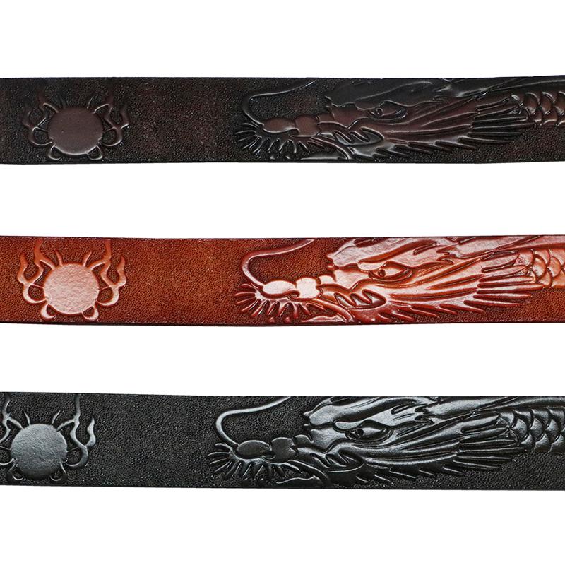 衣櫻 ころもざくら 飛龍 柄 型押し レザー ベルト SA-1635 和柄 龍 彫刻 サイズ調整 牛革 3色展開 送料無料 : 和柄・スカジャン専門店 BSCギャラリー京都 - 通販 ...