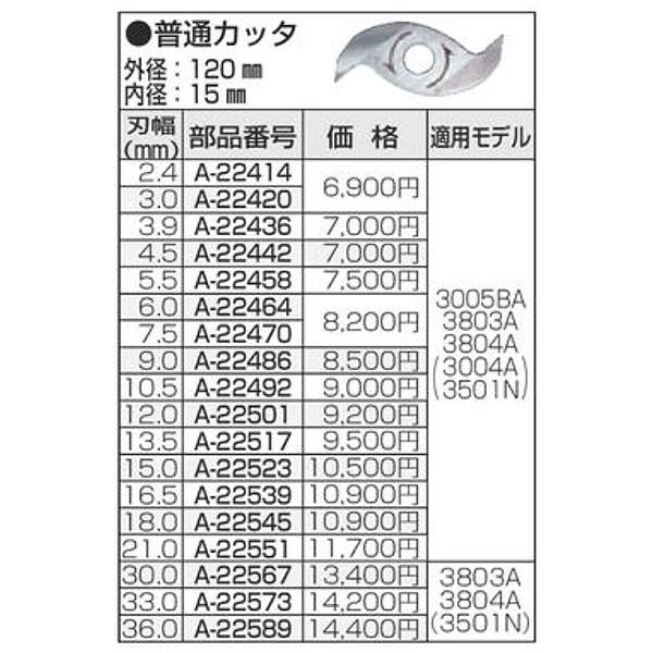 マキタ 普通カッタ 外径120mm 内径15mm 刃幅3.9mm A-22436 :A-22436:ヤマムラ本店 - 通販 - Yahoo ...
