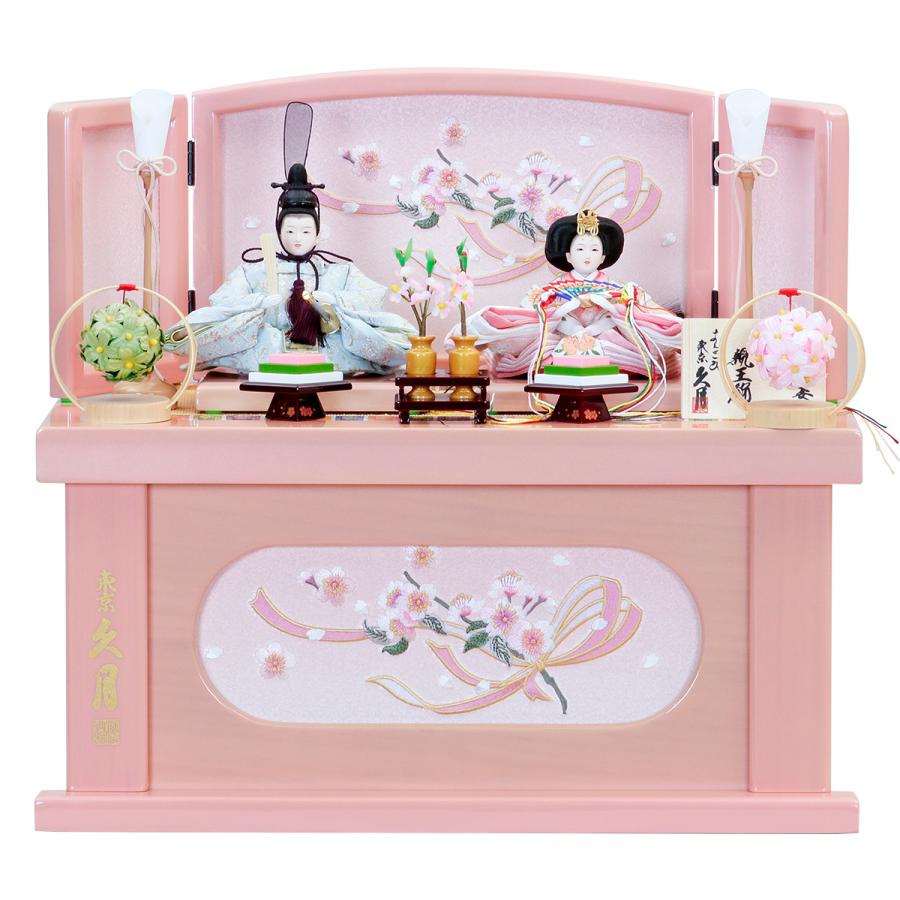 雛人形 久月 収納飾り ひな人形 親王飾り 収納親王飾り 小芥子親王 : s-37224ky : 人形の京菊 - 通販 - Yahoo!ショッピング