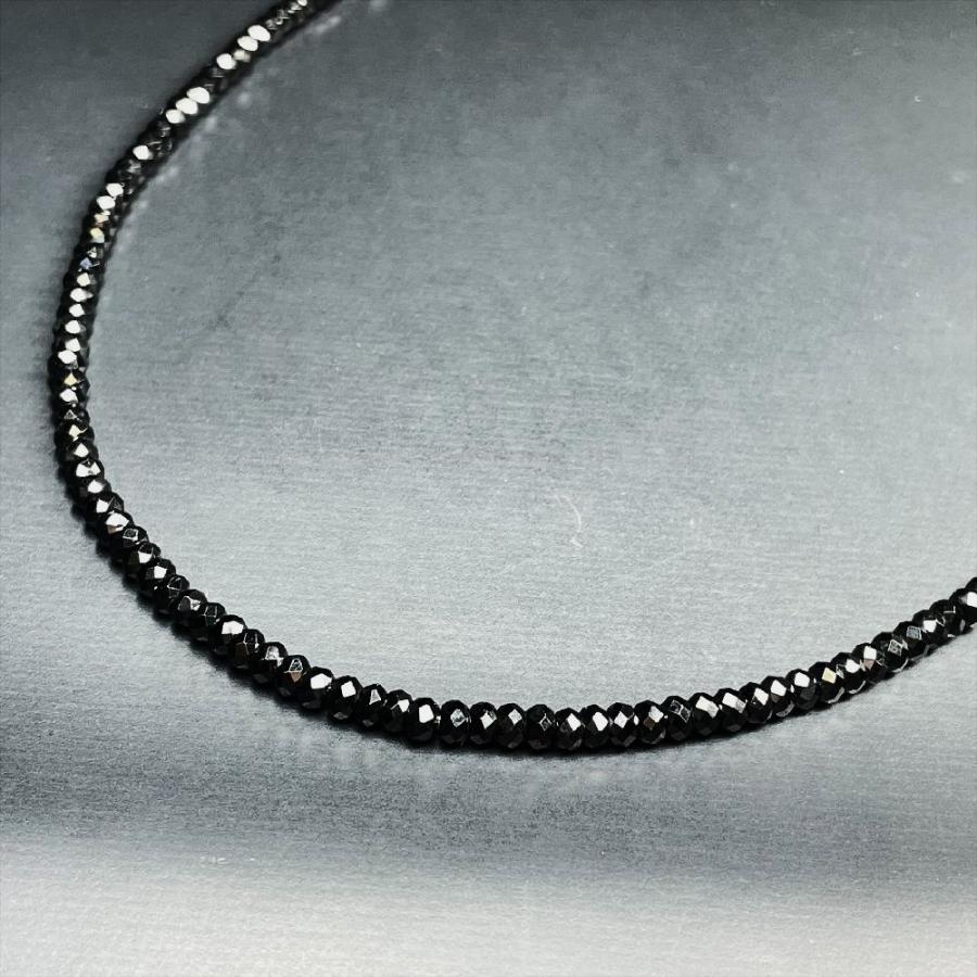 期間限定セール 値下げ 存在感を醸し出す!! ブラックスピネル ネックレス 4mm・2mm 目標達成を実現する 芸能人も愛用 Sp3 : 京海堂 - 通販 - Yahoo!ショッピング