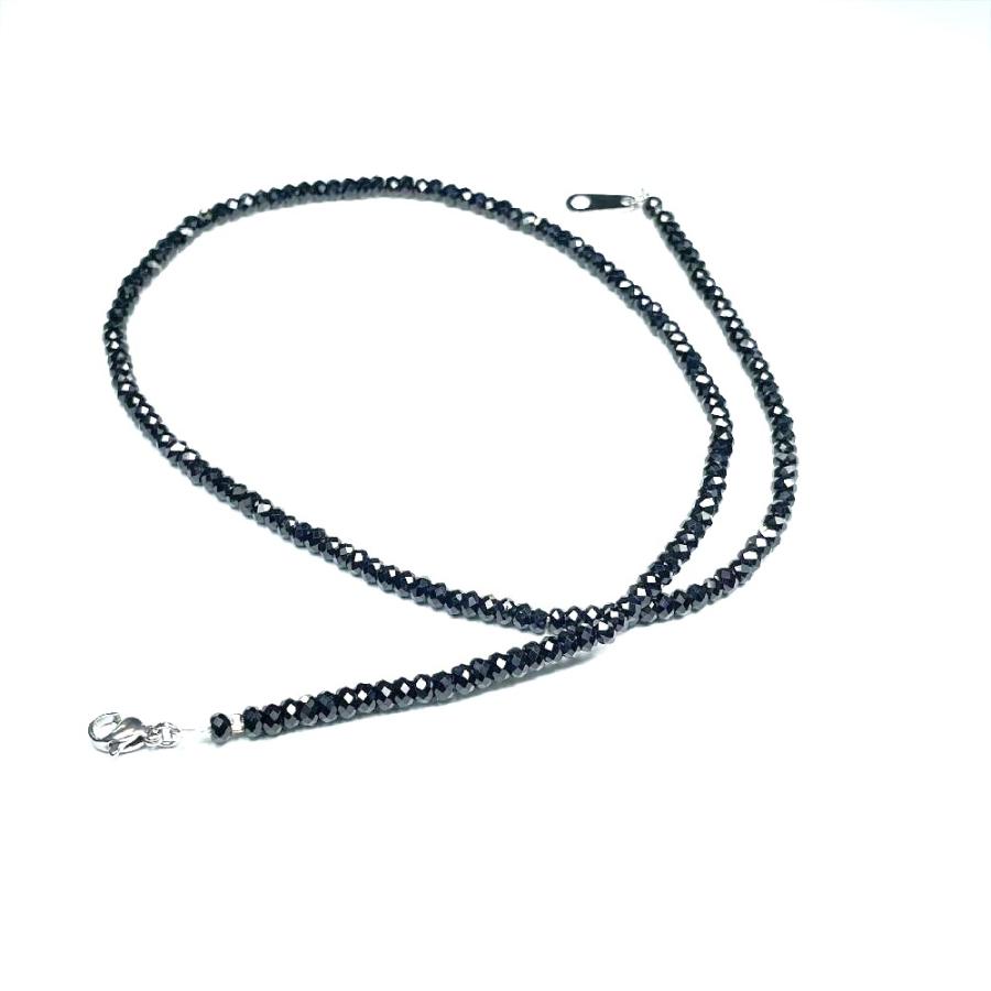 存在感を醸し出す!!ブラックスピネル ネックレス 4mm・2mm 目標達成を実現する 芸能人も愛用 Sp3 : sp3 : 京海堂 - 通販 - Yahoo!ショッピング