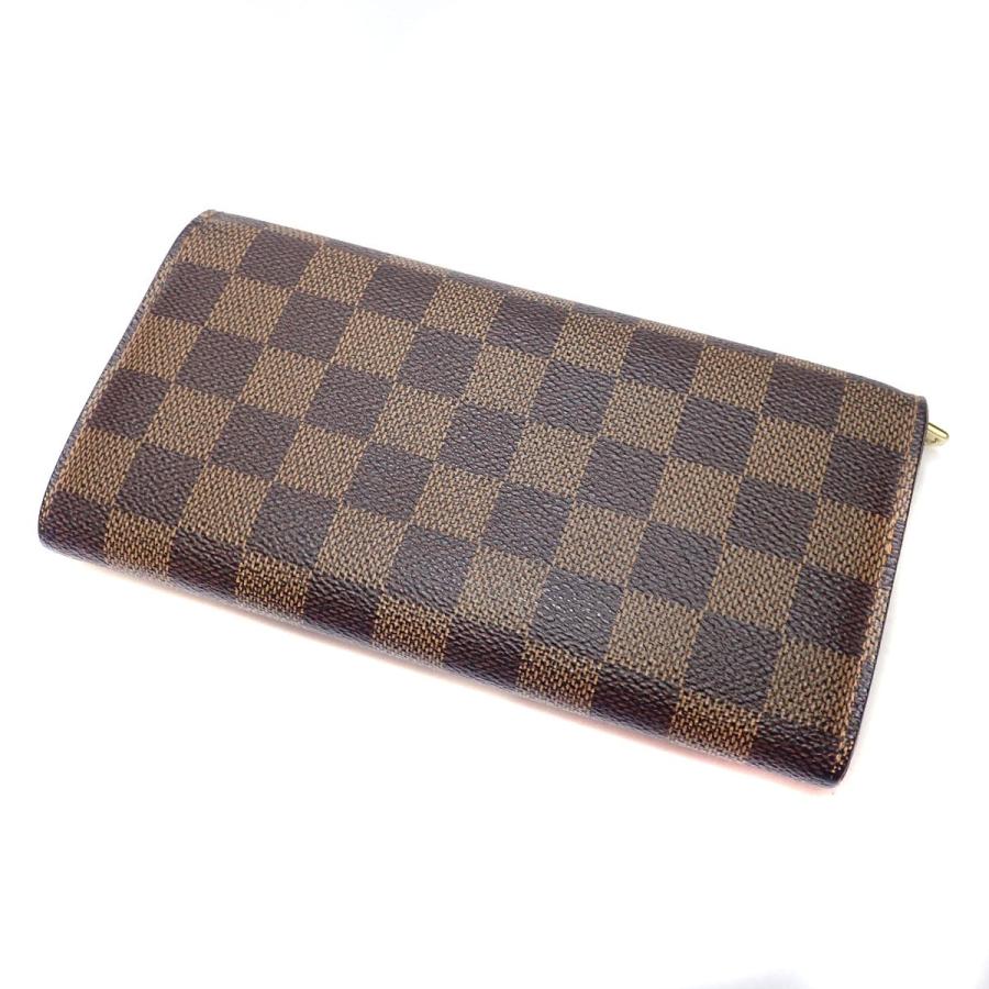 LOUIS VUITTON ルイ・ヴィトン N6172 ポルトフォイユ・サラ 長財布（小銭入れあり） ダミエキャンバス レディース 中古 ...