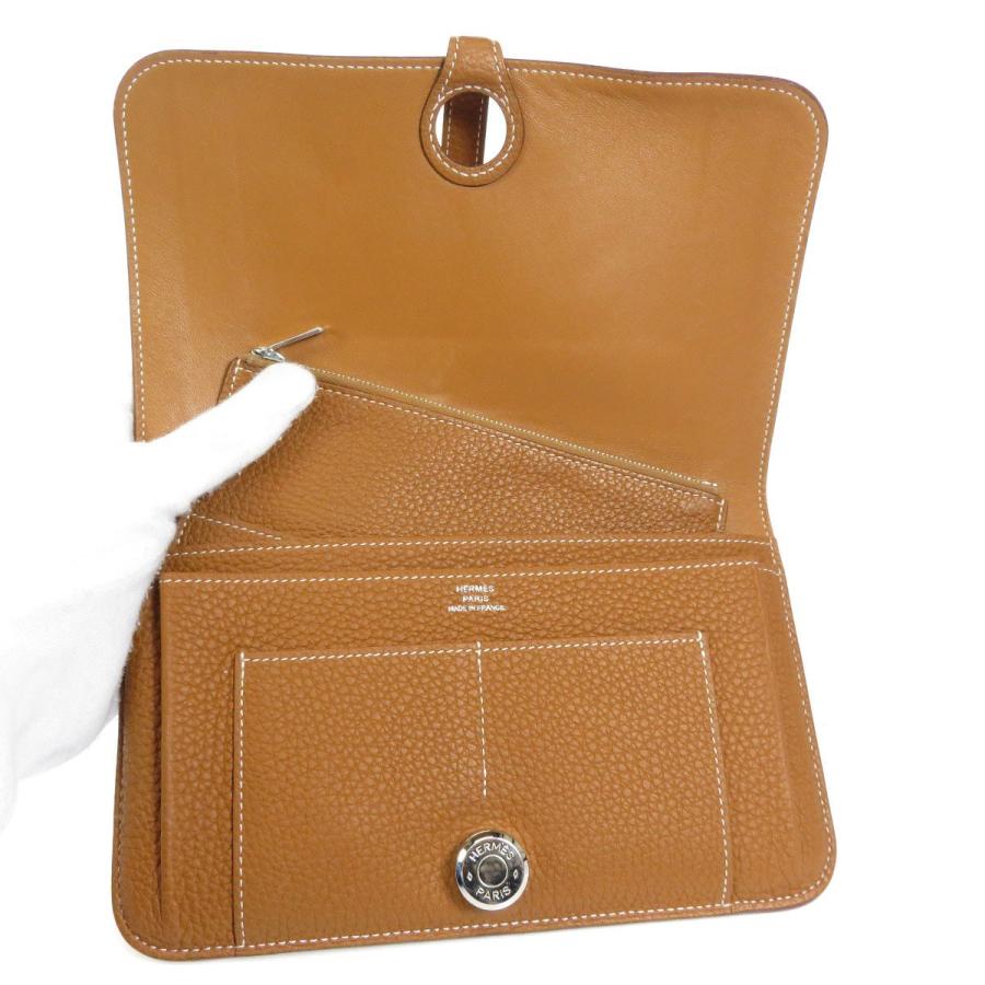 HERMES エルメス ドゴンGM シルバー金具 長財布（小銭入れあり）トリヨン レディース 中古 : ブランド京の蔵小牧 - 通販 ...