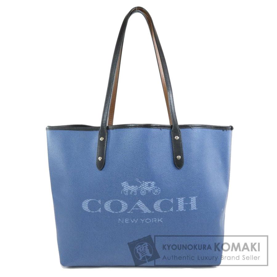 COACH コーチ F57634 ロゴデザイン トートバッグPVC レディース 中古 : ブランド京の蔵小牧 - 通販 - Yahoo!ショッピング