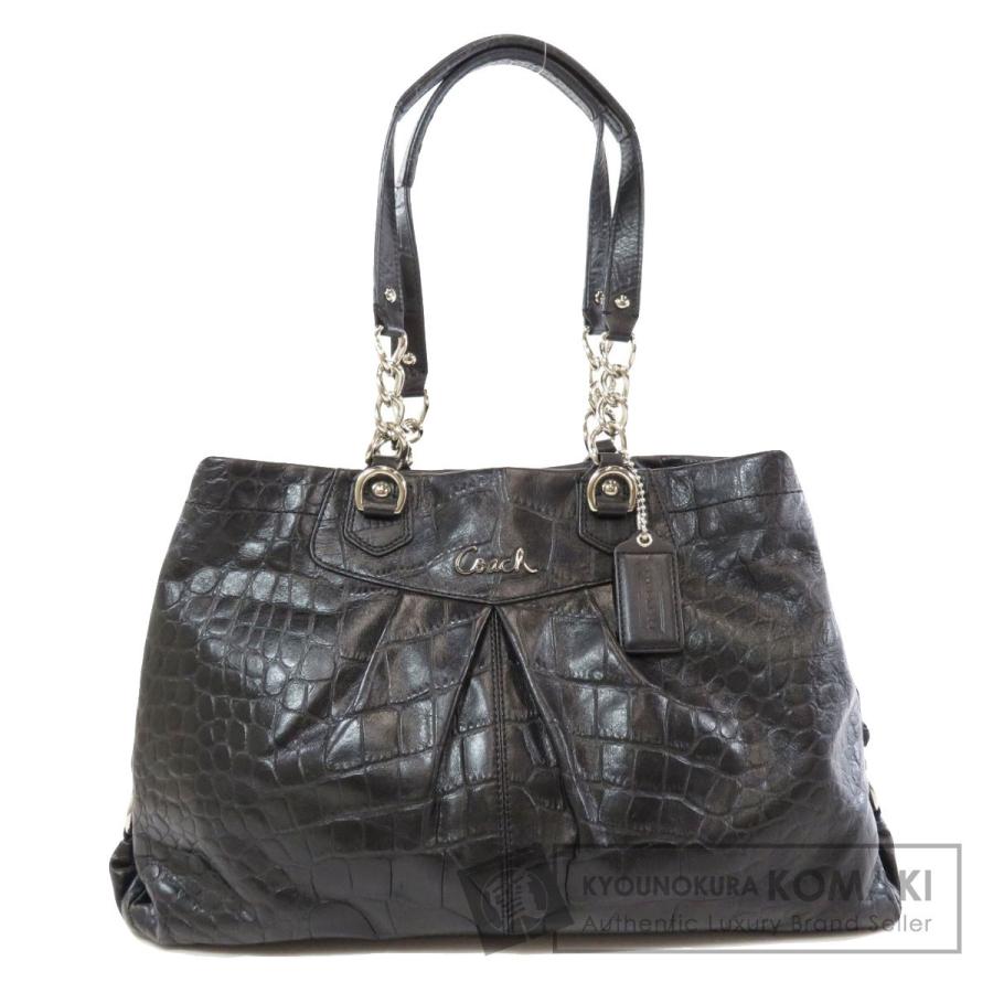 COACH コーチ F17661 ロゴマーク トートバッグ レザー レディース 中古 : 15723036 : ブランド京の蔵小牧 - 通販 ...